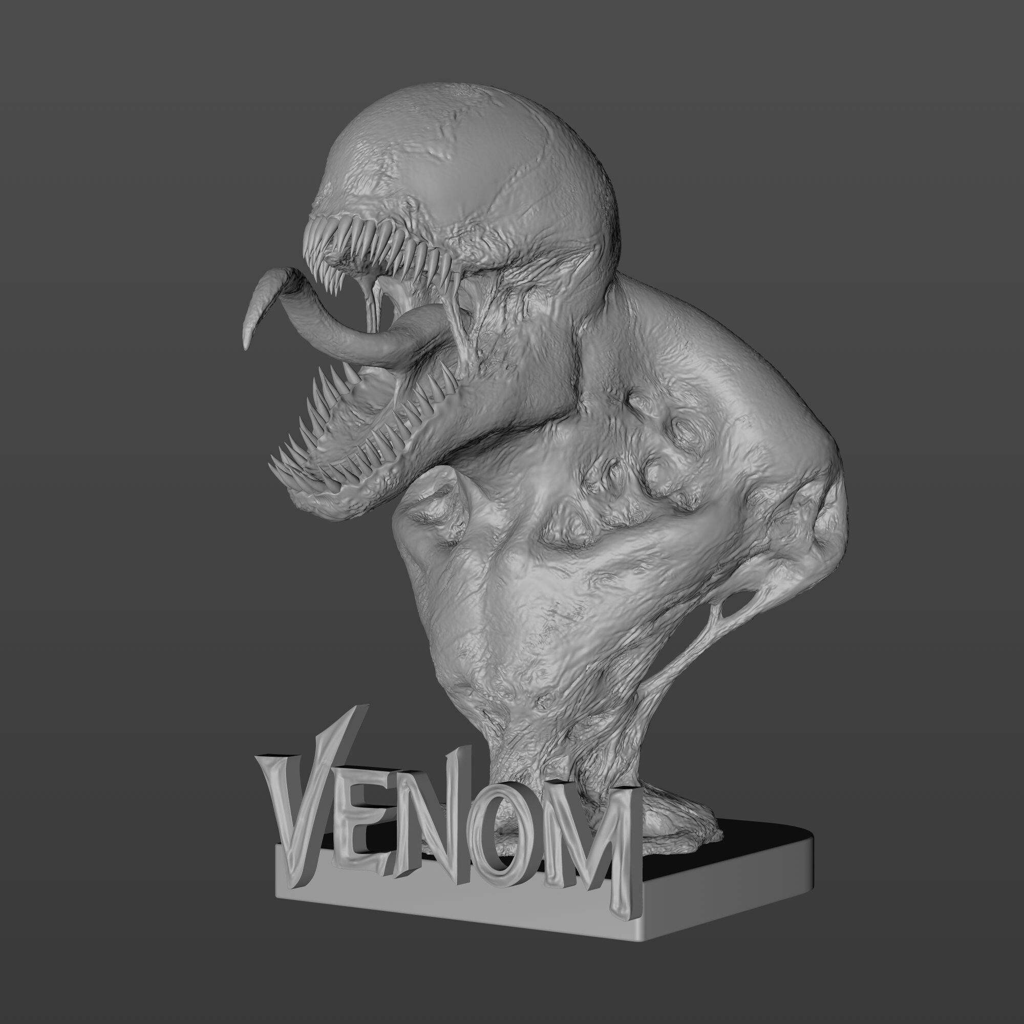 Venom Bust STL Model for 3d Printing - Etsy