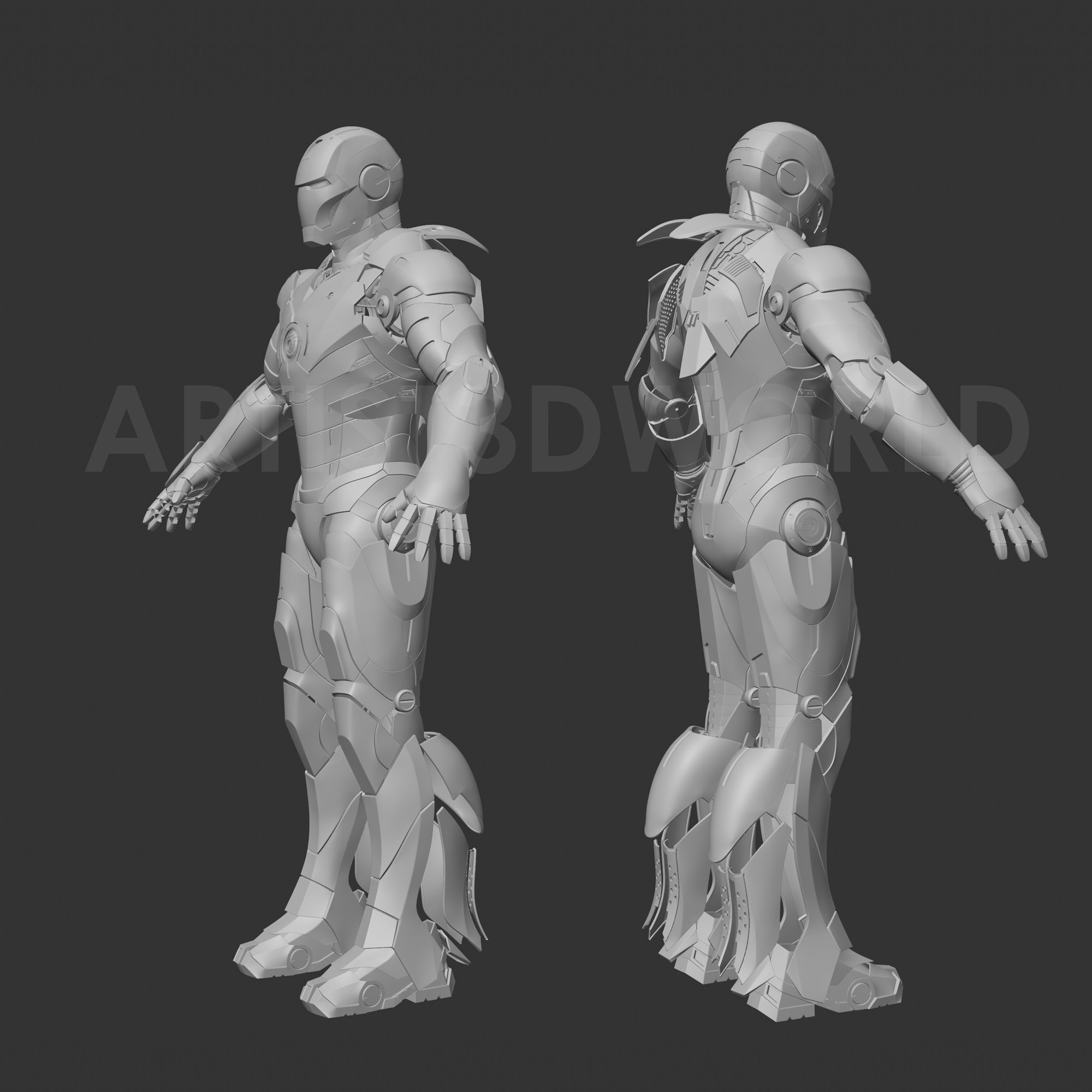 Iron Man Mark 3 Blueprints