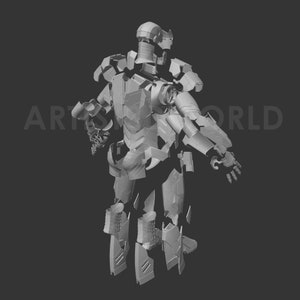 Iron Man Mark 15 Cosplay Suit STL File for 3D Printing High Quality ...