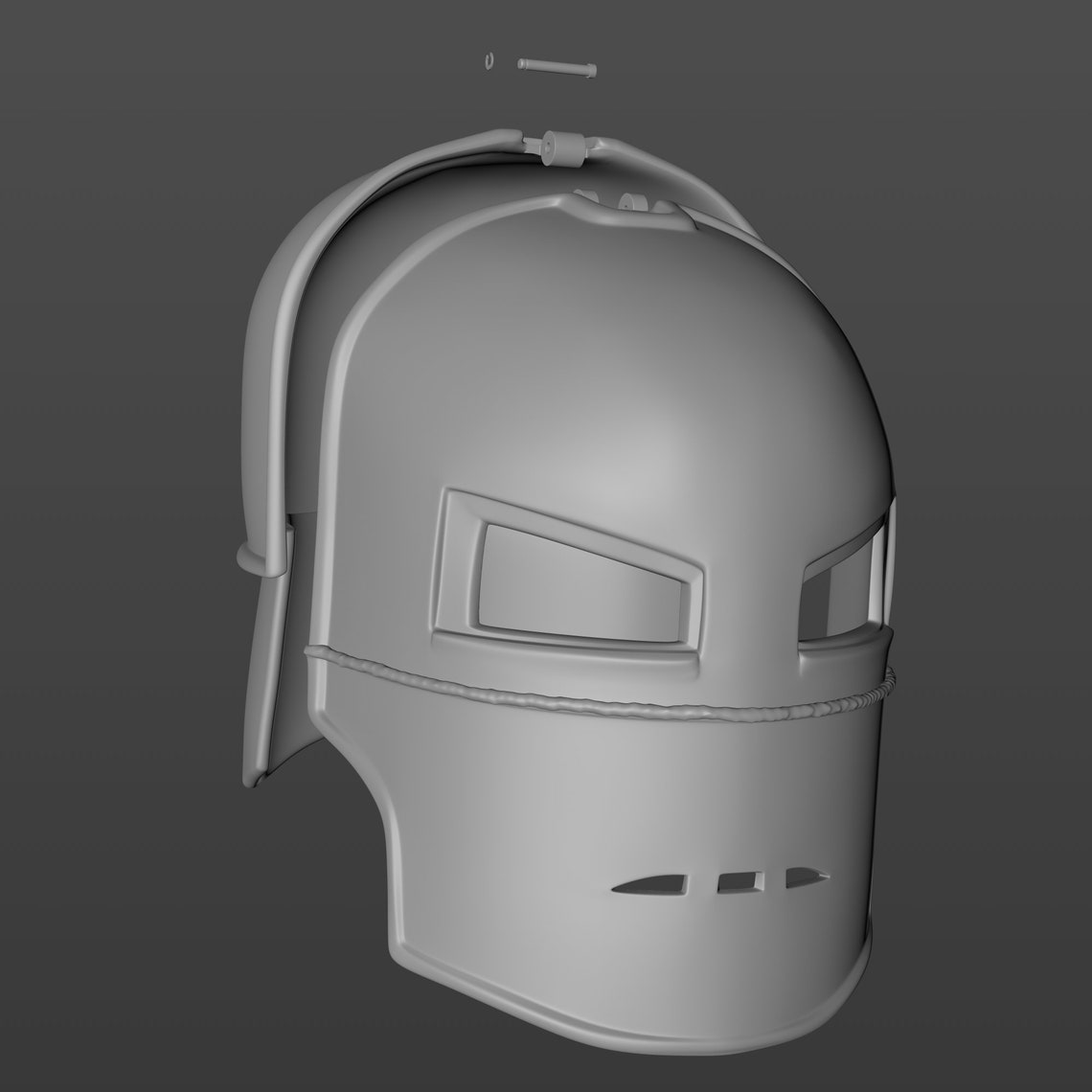 Iron Man Mark 1 Helmet for Cosplay Suit, Helmet Stl for 3d Printing ...