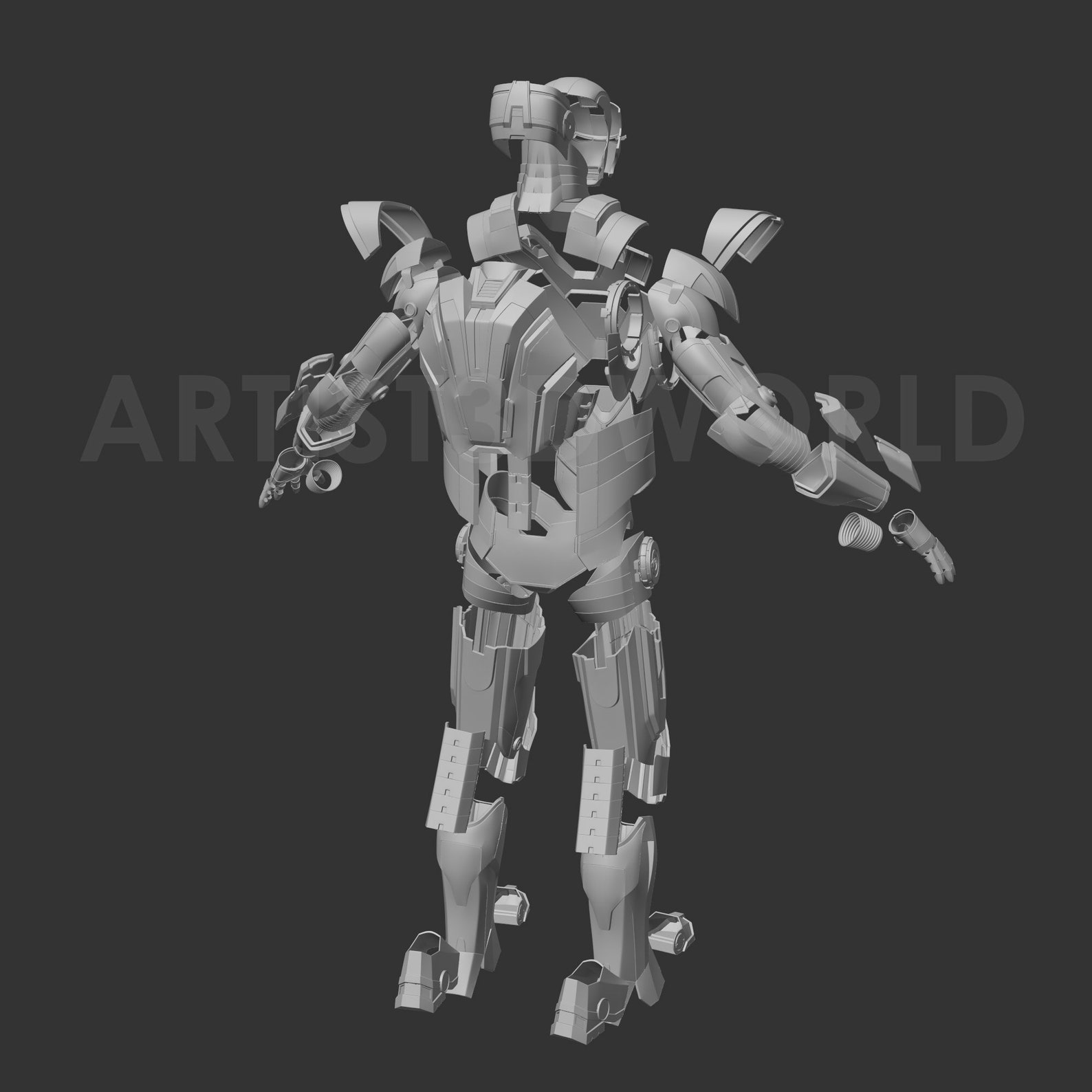 Iron Man Mark 30 Cosplay Suit STL File for 3D Printing High Quality ...