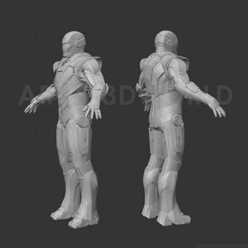 Iron Man Mark 30 Cosplay Suit STL File for 3D Printing High Quality ...