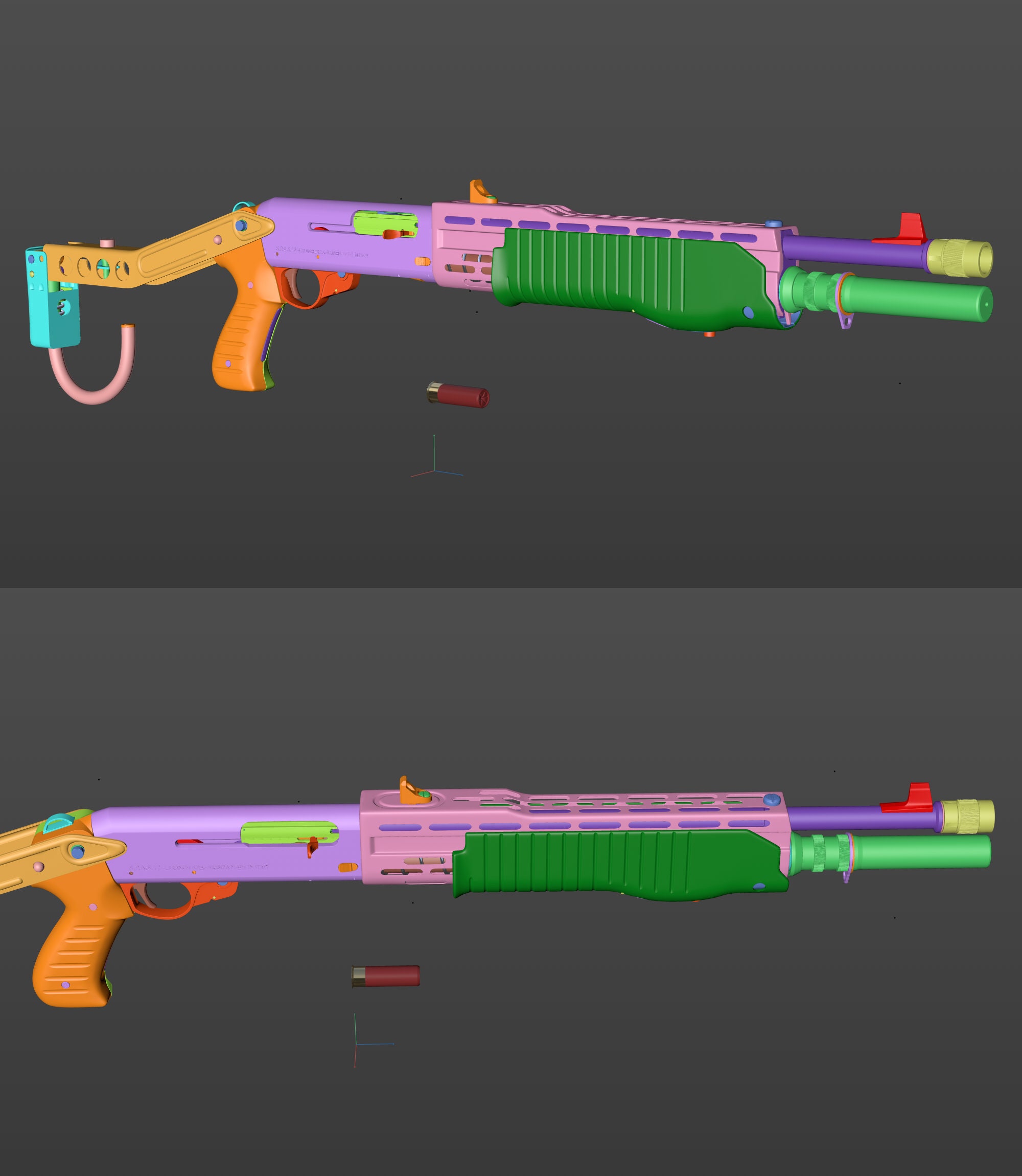 How To Draw A Spas 12 Shotgun