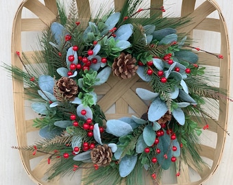 Tobacco Basket Wreath - Etsy
