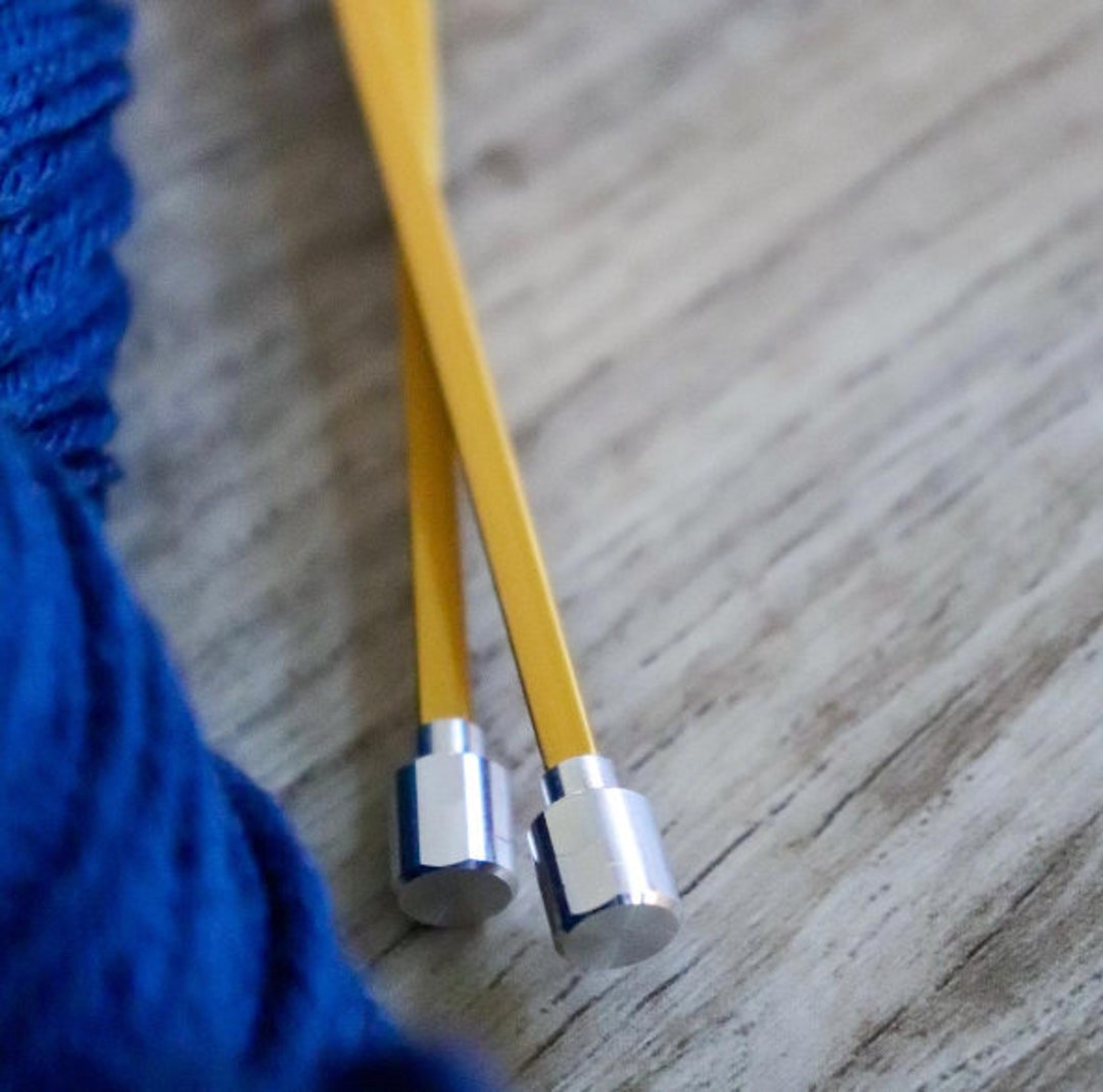 KOLLAGE 10'' Straight Needles - Ergonomic Knitting Needles - Anodized ...