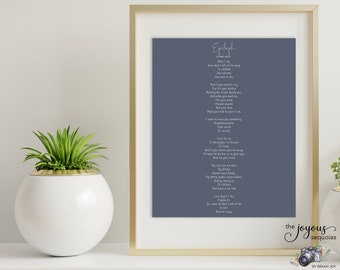 Epitaph Forget-me-not Printable Poem, NCIS Poem Season 18, Digital ...