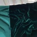 Pure Silk Velvet Fabric Royal Green Color 40momme Luxury Thick Silk ...