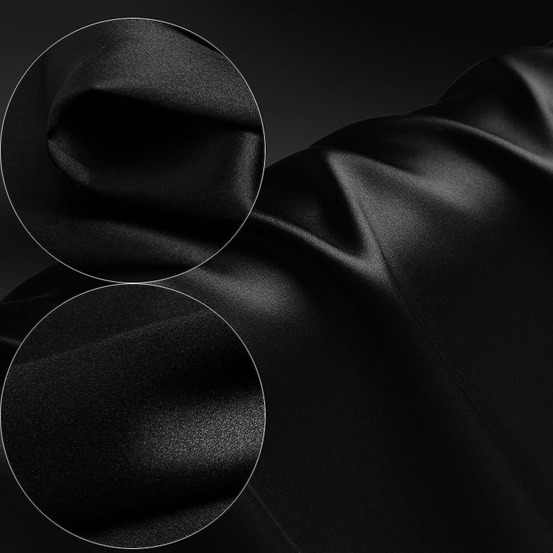 Luxury 30mm Silk Fabric Red Color Thick Silk Satin Fabric Real Silk by ...