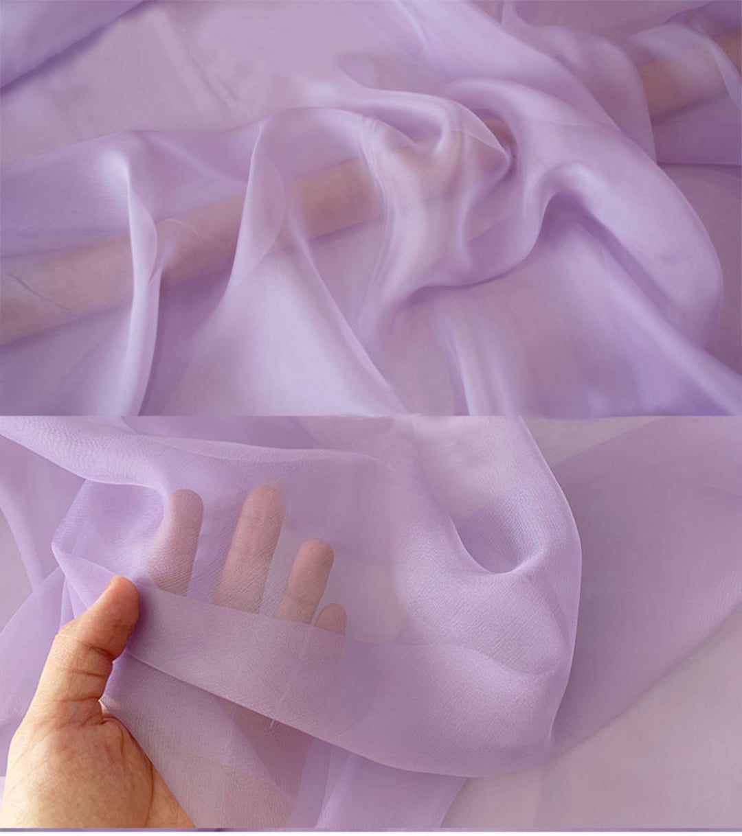 Silk Chiffon 100% Silk 5.5mm Sheer Light Weight Transparent Chiffon ...