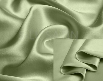 19mm 100% Silk Charmeuse Fabric Deep Pink Thick Silk Satin Fabric by the Yard Real Silk for Tie ...