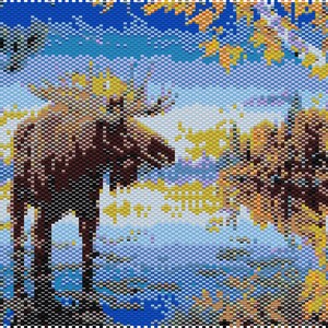 ELK, Pdf Pattern, Brick Stitch Patterns, Instant Download - Etsy