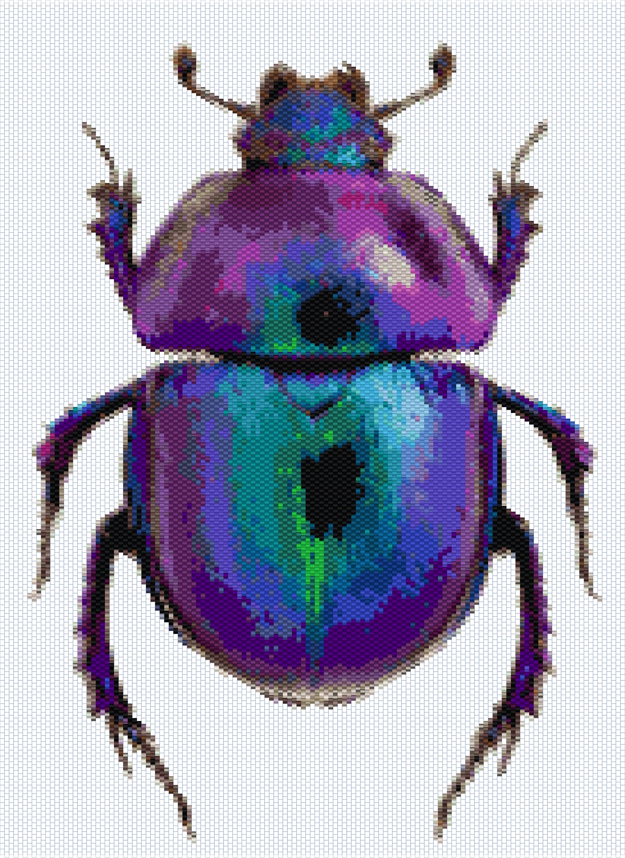 HORNET, Cornice Pattern, Pdf Pattern, Peyote Stitch Patterns, Instant ...