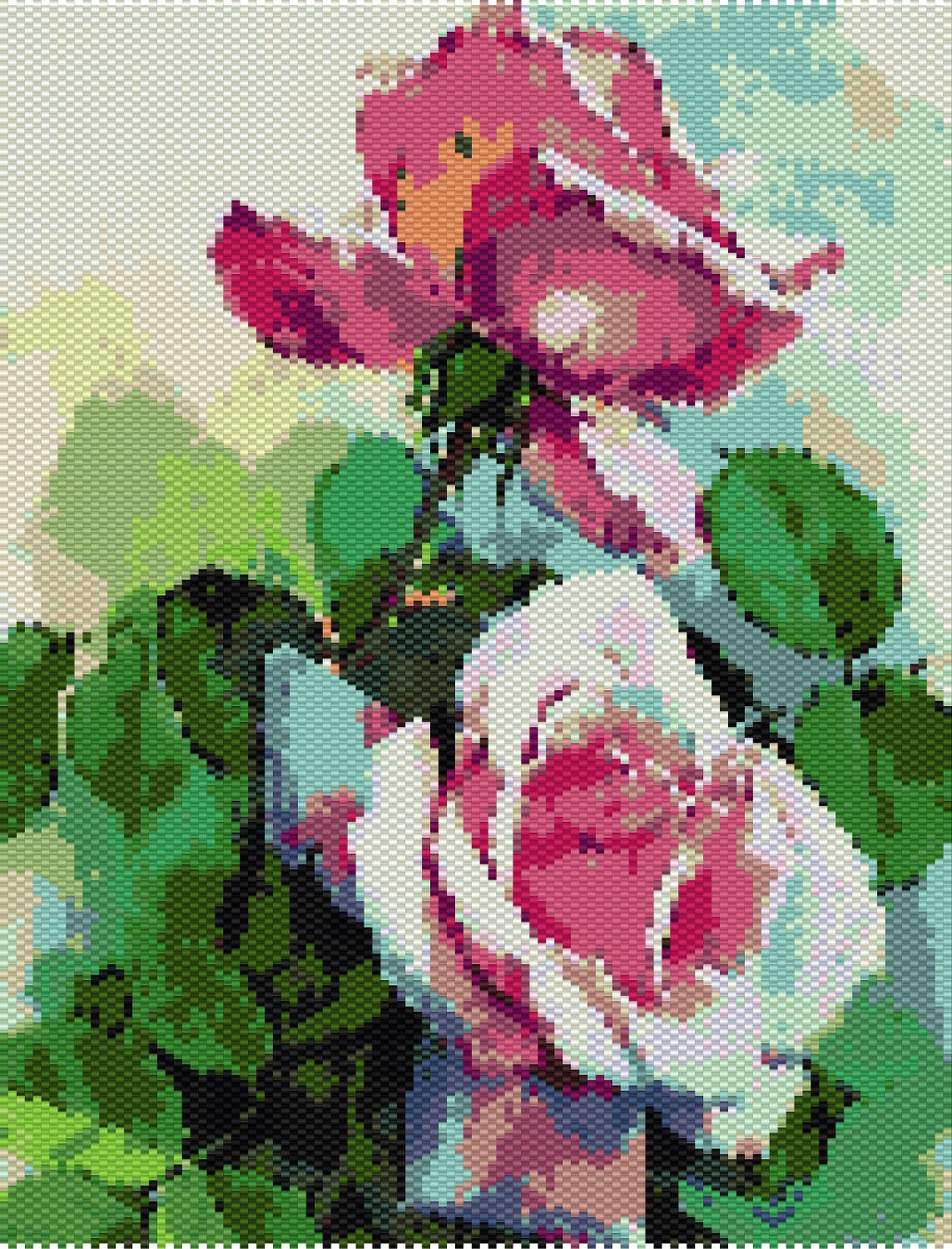 Roses,beading Pattern PDF – Detailed Brick Stitch Peyote Beading ...