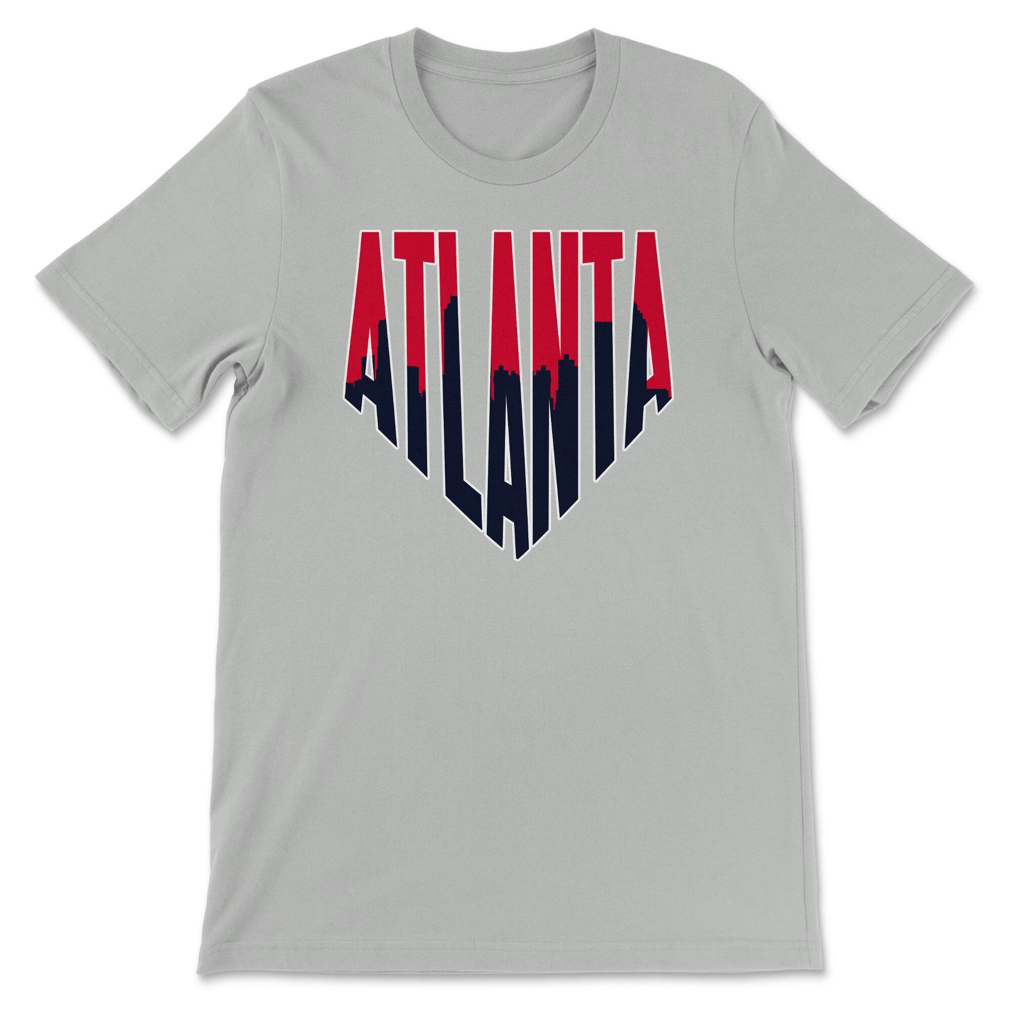 Atlanta City Skyline Home Plate Baseball Ballpark Fan Gift - Etsy