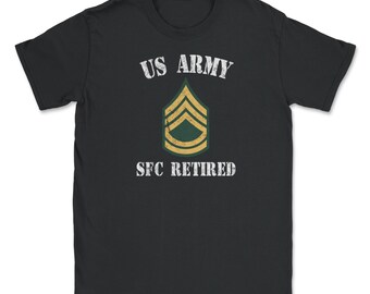Army Retired T Shirt - Etsy