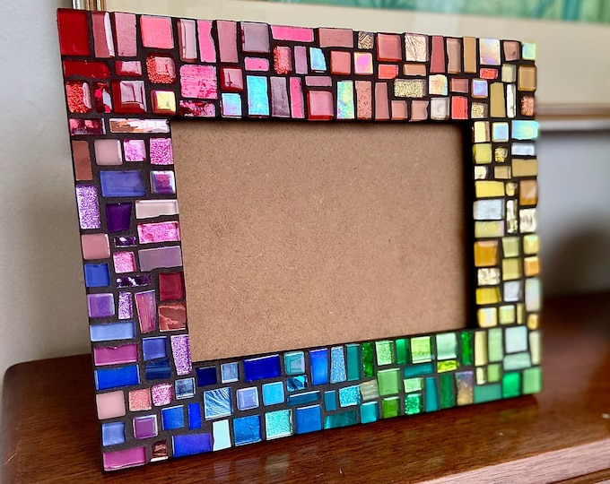 Multi-colored Mosaic Picture Frame - Bright Colorful Selection of the ...