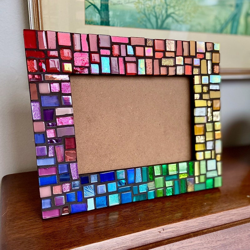 Mosaic Picture Frame - Etsy