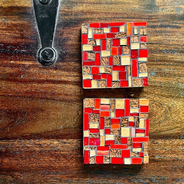 Mosaic Coaster - Etsy