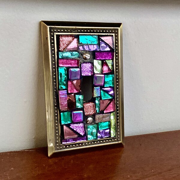 Mosaic Switch Plate - Etsy