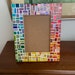 Multi-colored Mosaic Picture Frame Bright Colorful Selection of the ...