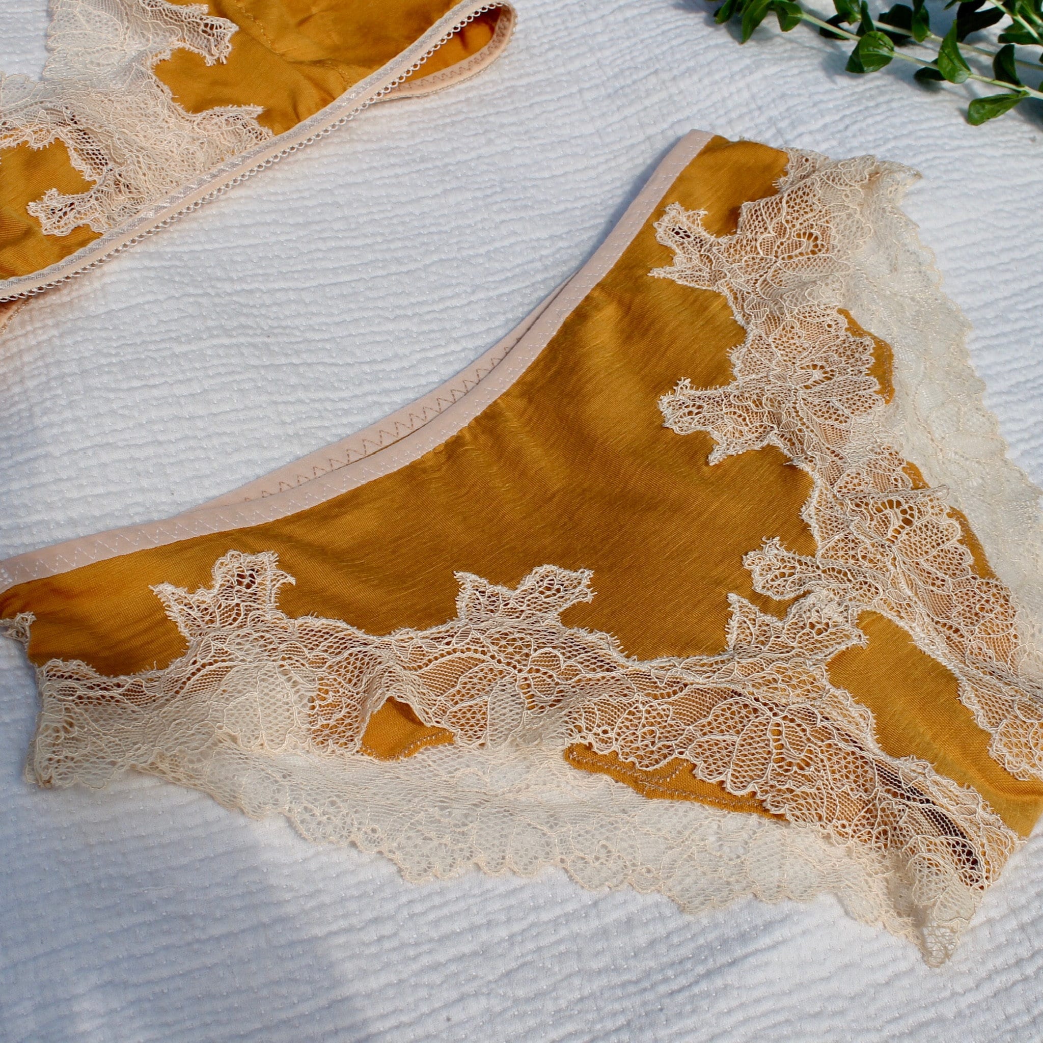 Marigold Merino Wool Underwear Set/ Handmade Merino Wool - Etsy