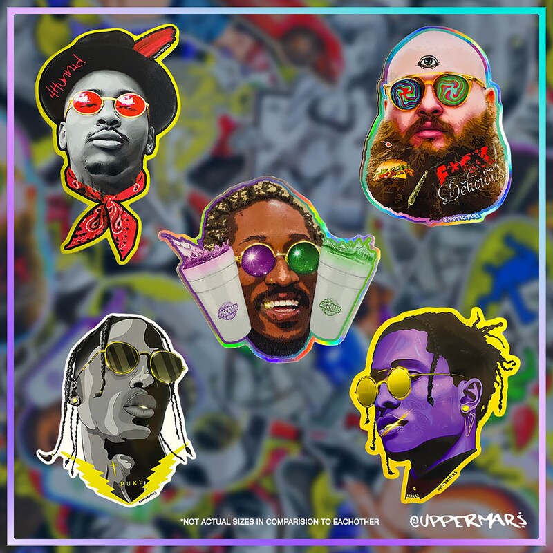 Rapper Stickers - Etsy