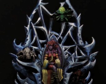 Dark Elf Miniature Painted - Etsy