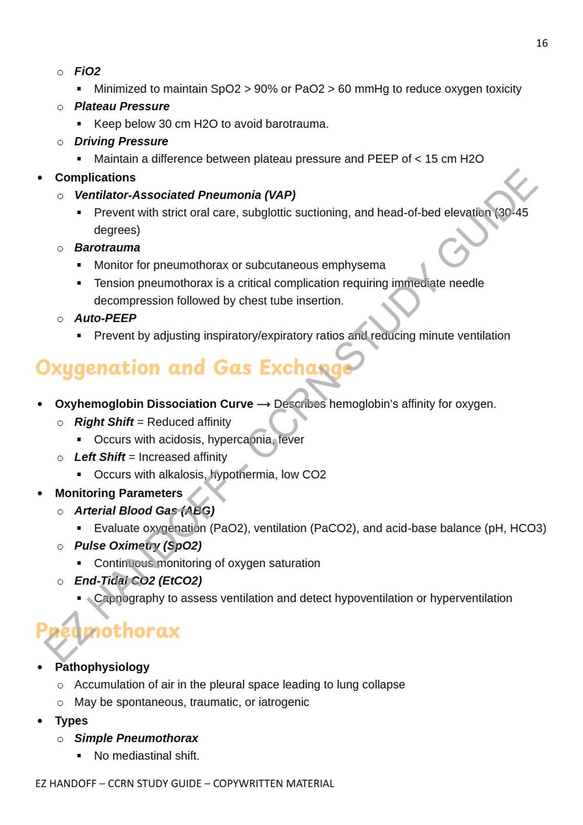 CCRN Study Guide / CCRN Exam Review - AACN Blueprint Aligned ...