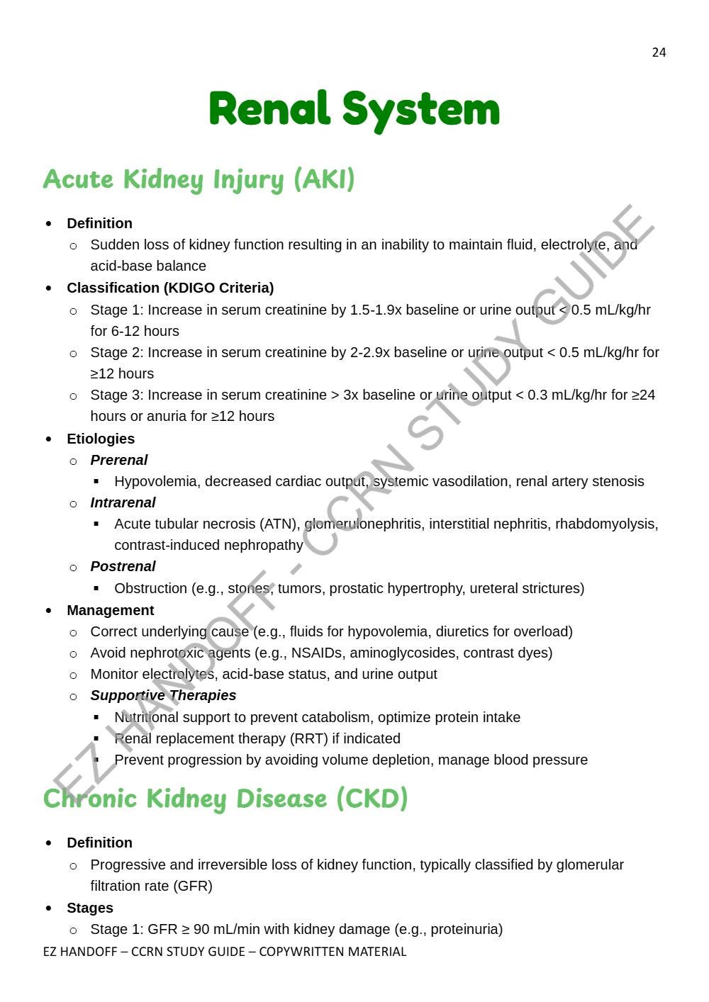 CCRN Study Guide / CCRN Exam Review - AACN Blueprint Aligned ...