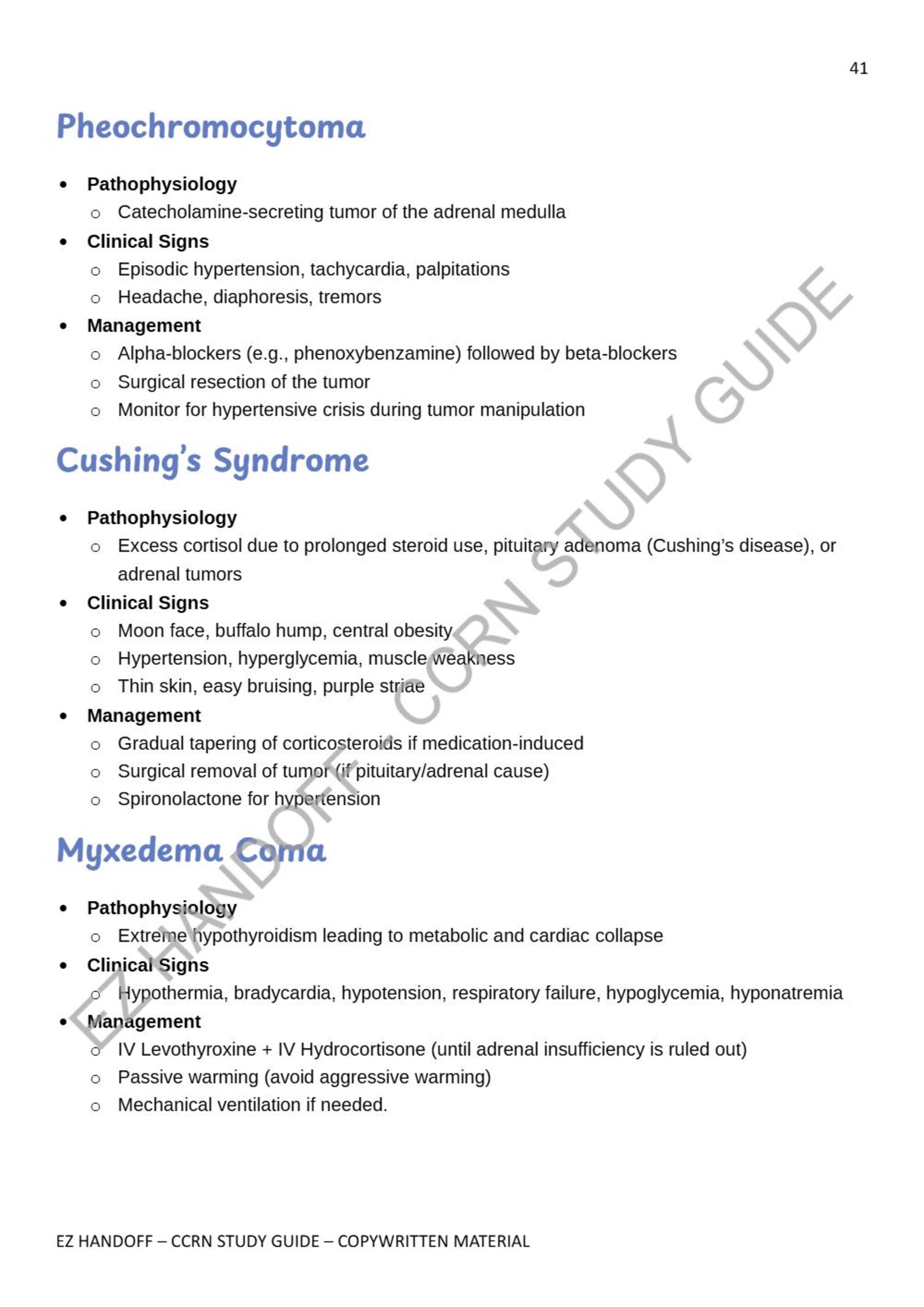 CCRN Study Guide / CCRN Exam Review - AACN Blueprint Aligned ...