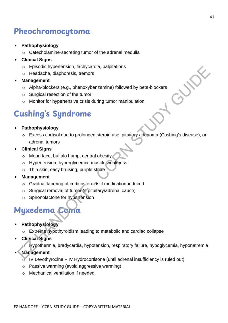 CCRN Study Guide / CCRN Exam Review - AACN Blueprint Aligned ...