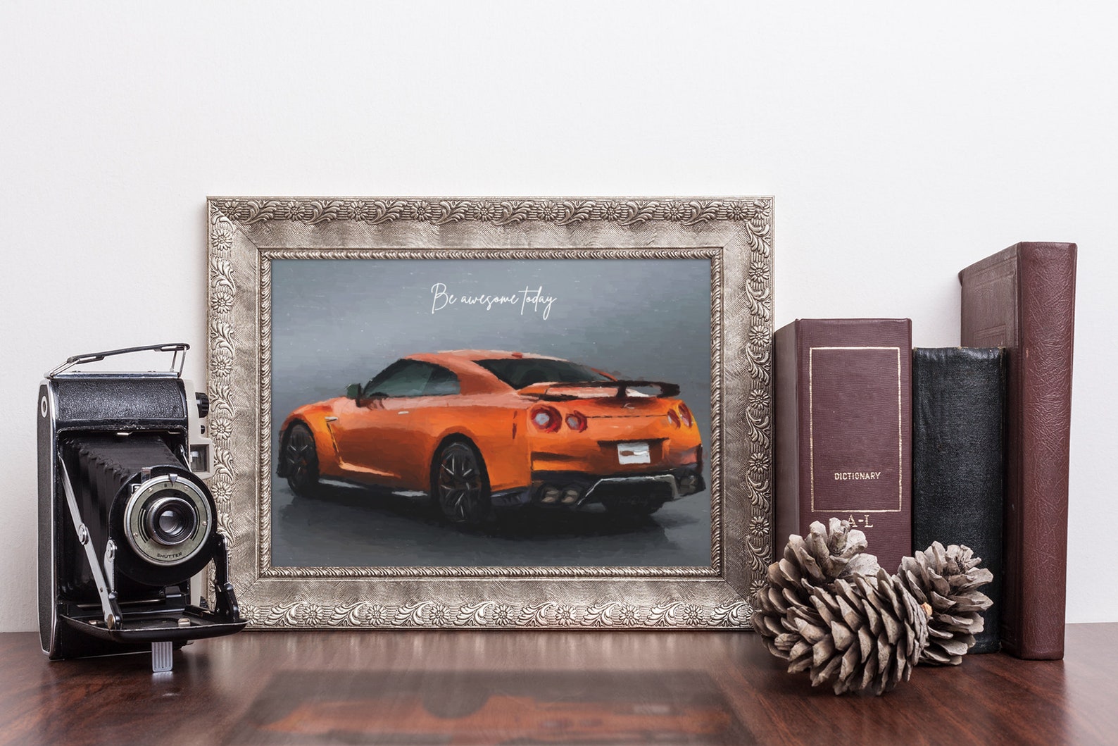 Printable JDM Sportscar GTR Art With Inspirational Quote | Digital ...