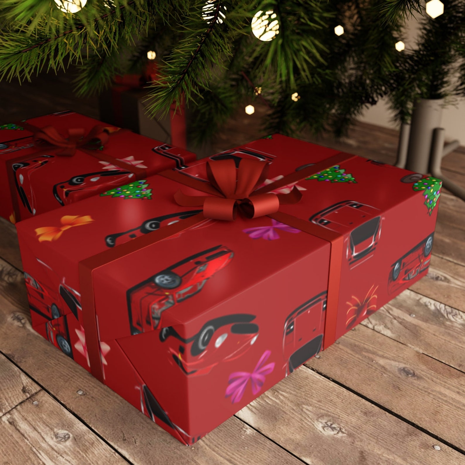 F40 Italian Sportscar Gift Wrapping Paper | Christmas Gift | Sportscar ...