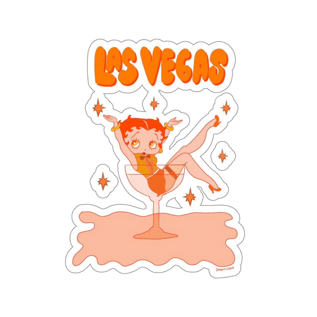 Las Vegas, Nevada Orange Betty Boop Collectable Stickers - Etsy
