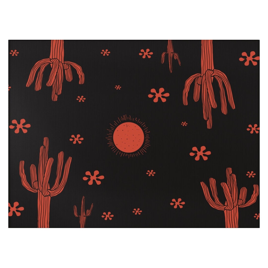 Desert Style Dornier Rug / Cactus Rug / 70s / House Warming - Etsy