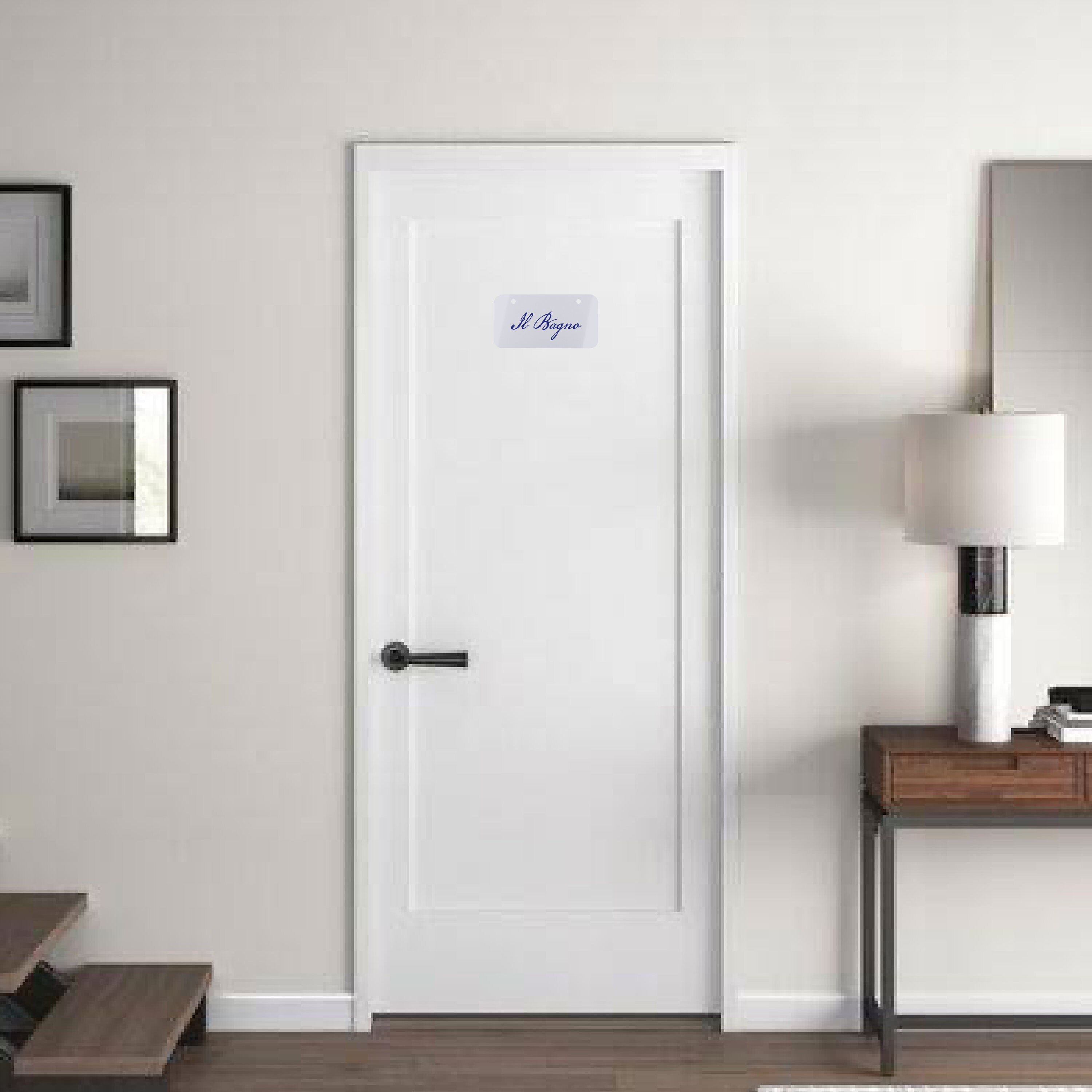 Bathroom Sign! Italian "il Bagno" Mini License Plate - Etsy