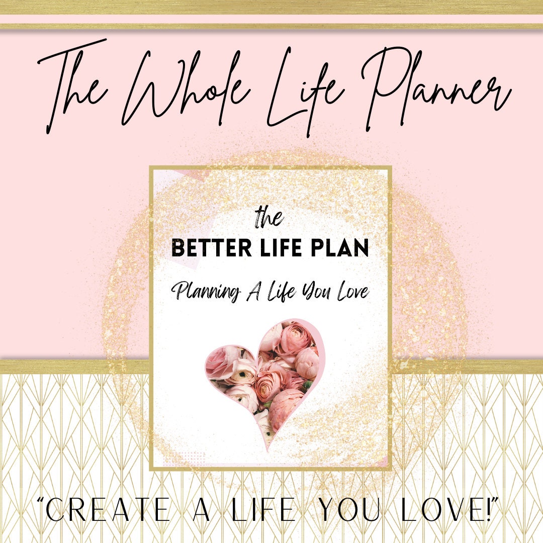 The Better Life Plan Planner - Etsy