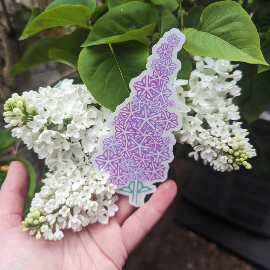 ROC Logo Lilac Sticker - She's Tea and Bees Original Art Transparent ...