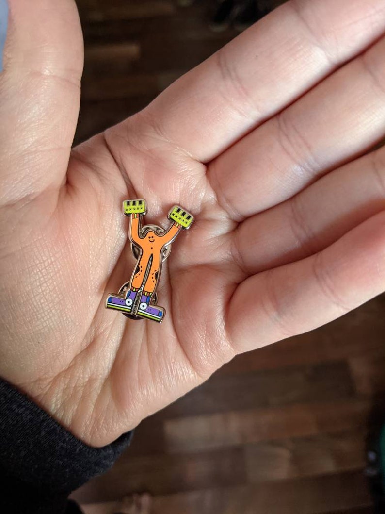 Put Your Hands up in the Air! Hard Enamel Pin / Lapel Pin / Art Badge ...