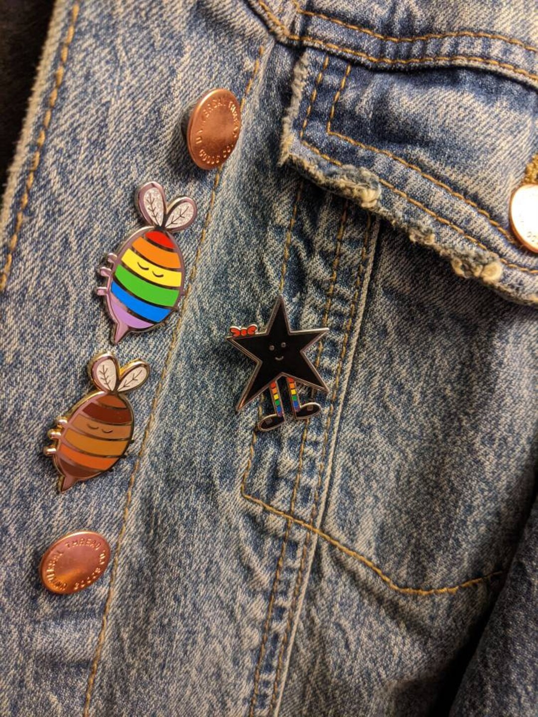 Pride Diversity Star Child Hard Enamel Pin / Lapel Pin / Art - Etsy