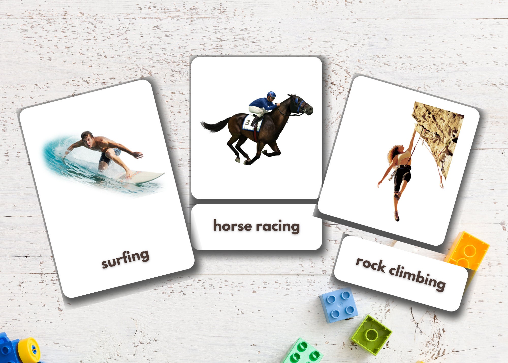 Sports Flashcards Real Pictures Printable Montessori Cards - Etsy.de