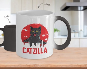 Catzilla Mug - Etsy