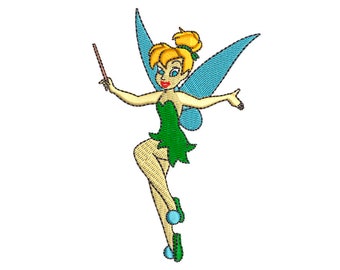 Tinkerbell Embroidery Design | Etsy