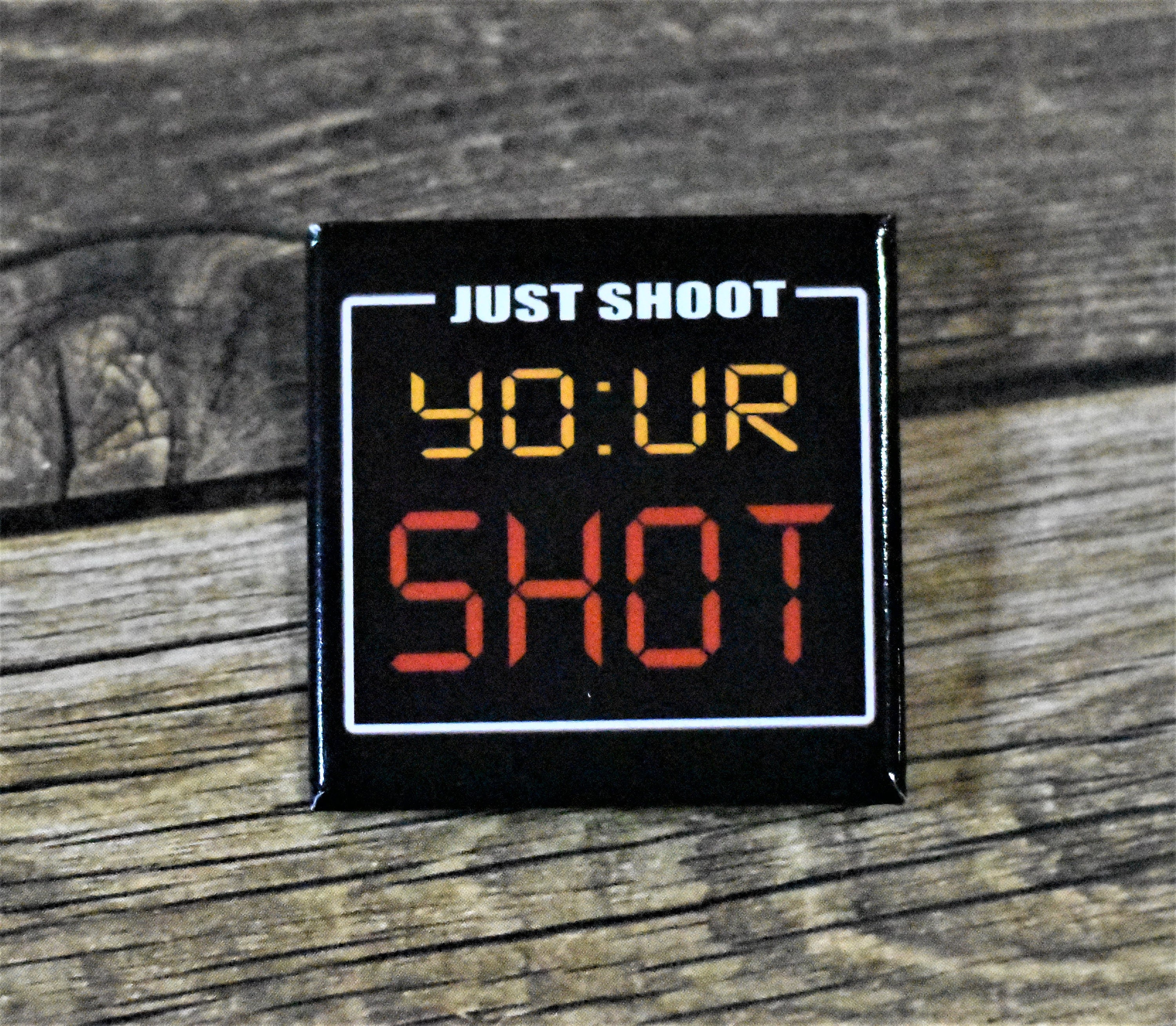 Just Shoot Your Shot Square Button, Pinback Button, Black Owned Shop - Etsy
