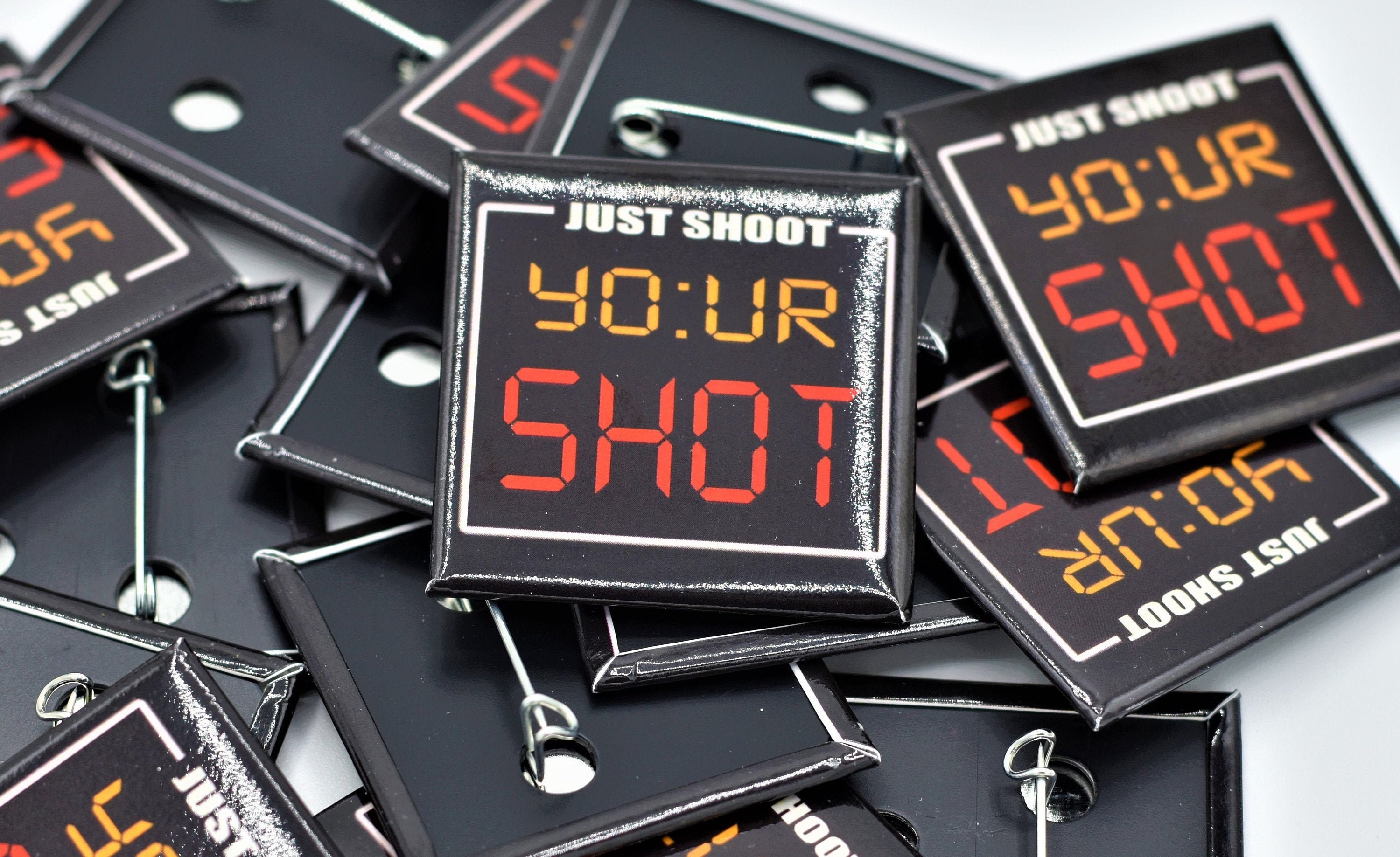 Just Shoot Your Shot Square Button, Pinback Button, Black Owned Shop - Etsy