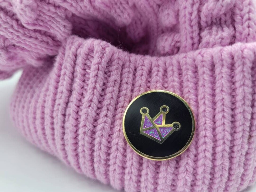 Crown Enamel Pin, Purple and Black Pins, Womens History Month - Etsy