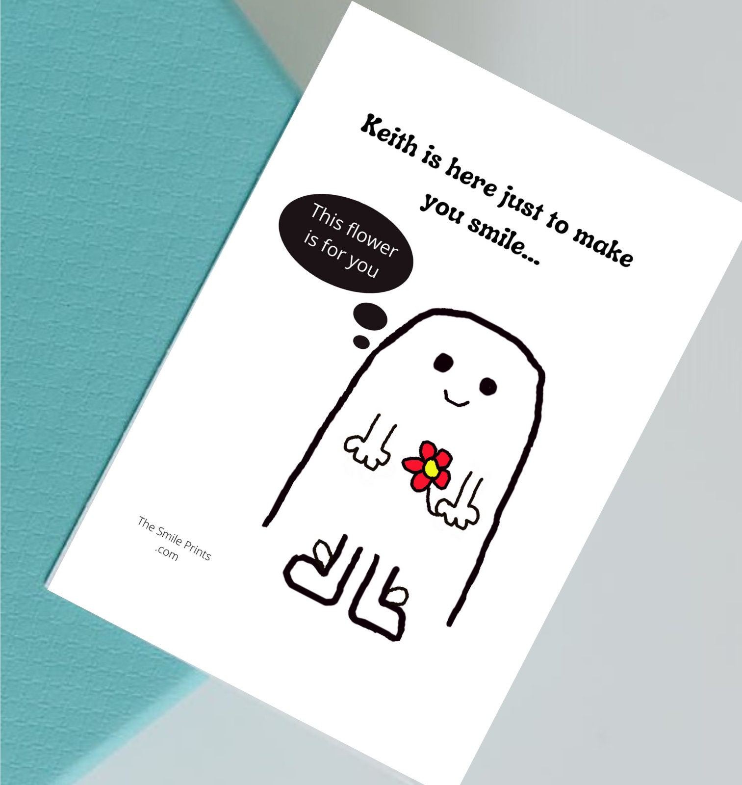 Smile Postcard No. 001 Printable Instant Download Mental - Etsy