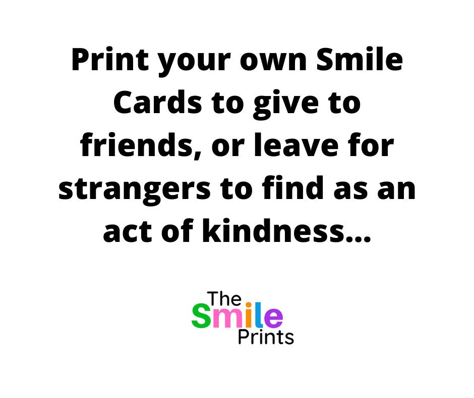 Smile Postcard No. 001 Printable Instant Download Mental - Etsy