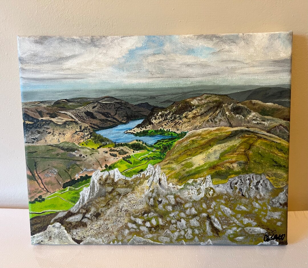 Custom hand painted landscape - please read the description - Etsy ...