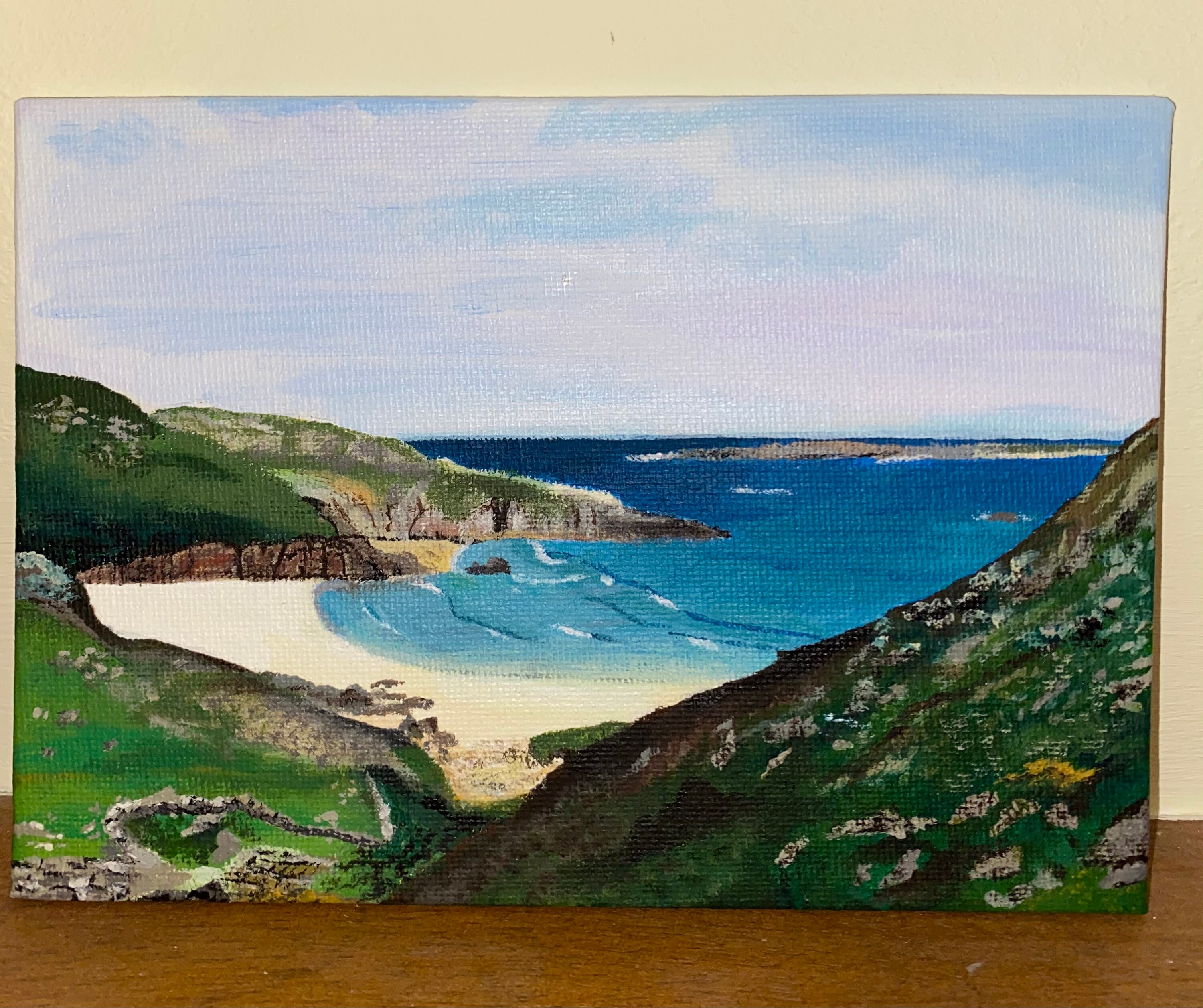Custom hand painted landscape - please read the description - Etsy ...